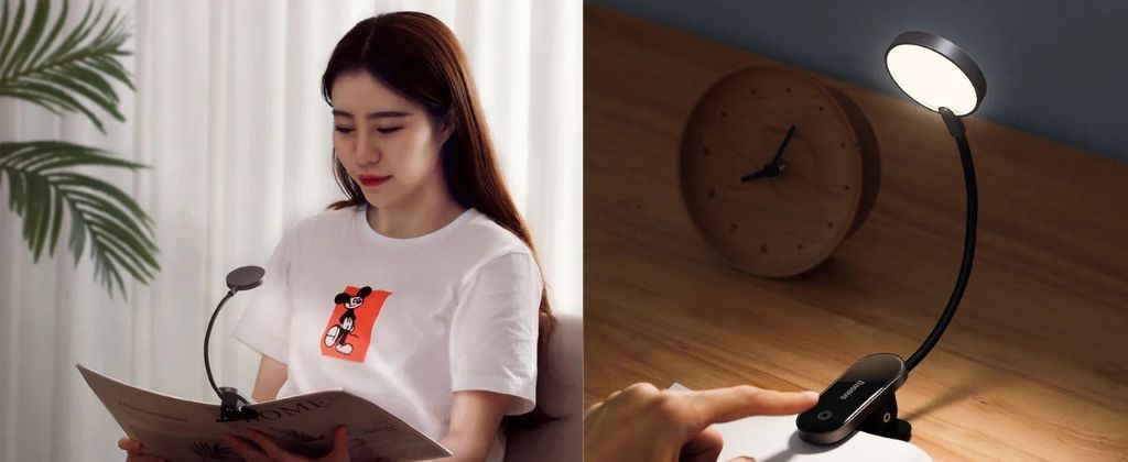 Baseus Comfort Mini Premium Clip Reading Lamp DGRAD-0G