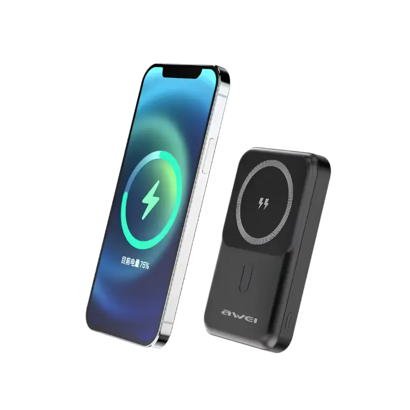 Awei P139K 10000mAh Excellent 15W Magnetic Wireless Power Bank